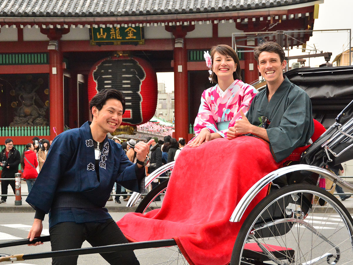 Rickshaw rides in Asakusa | TOHOKU x TOKYO (JAPAN)